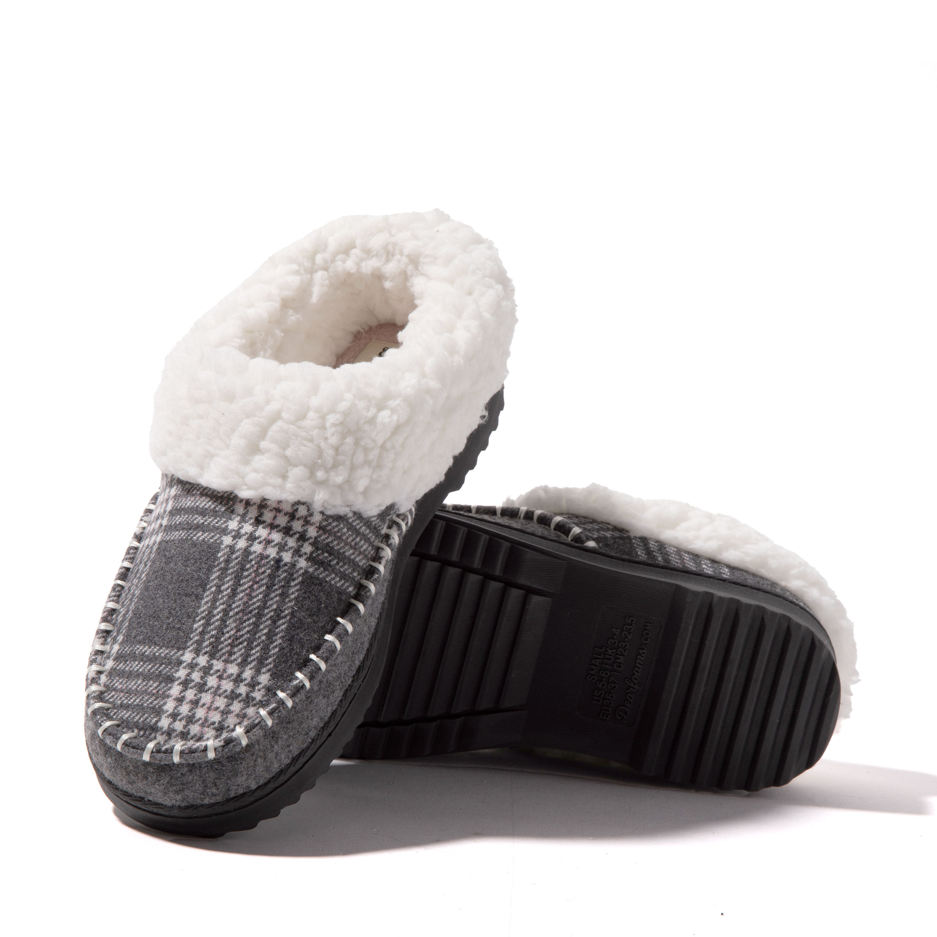 Women's Nyla Felted And Plaid Moc Toe Clog