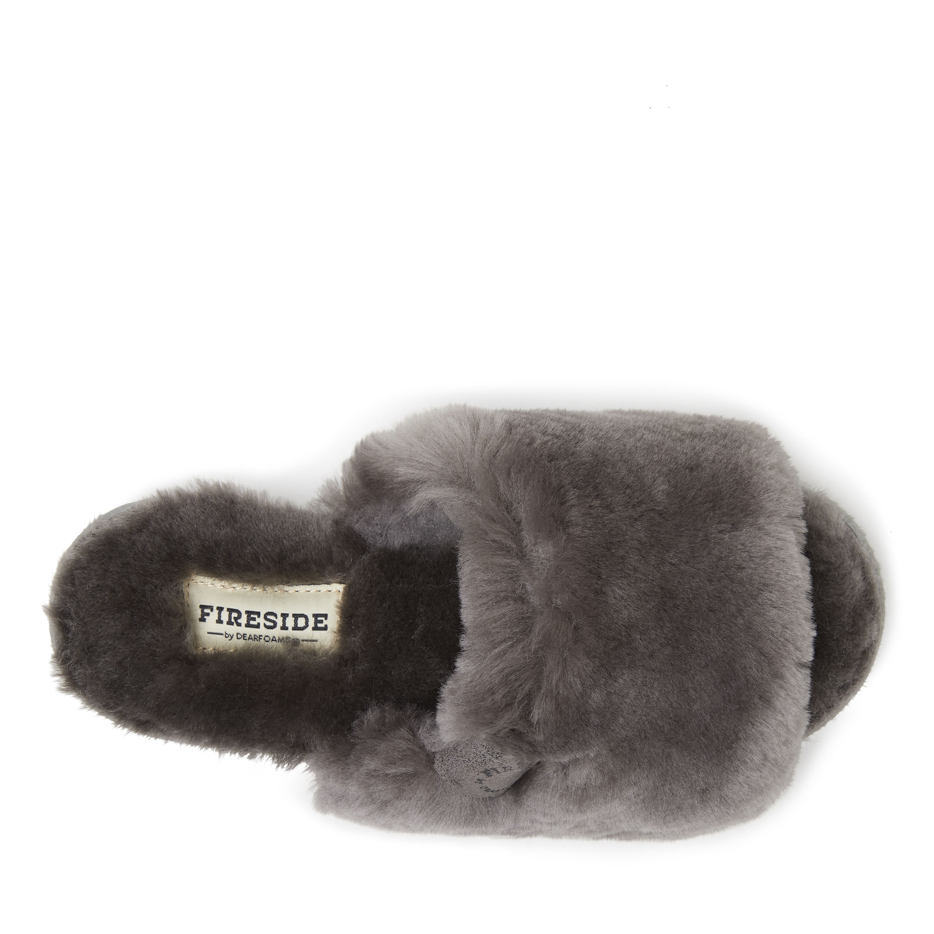 Women's Fireside by Dearfoams Cairns Genuine Shearling Slide Slipper ...