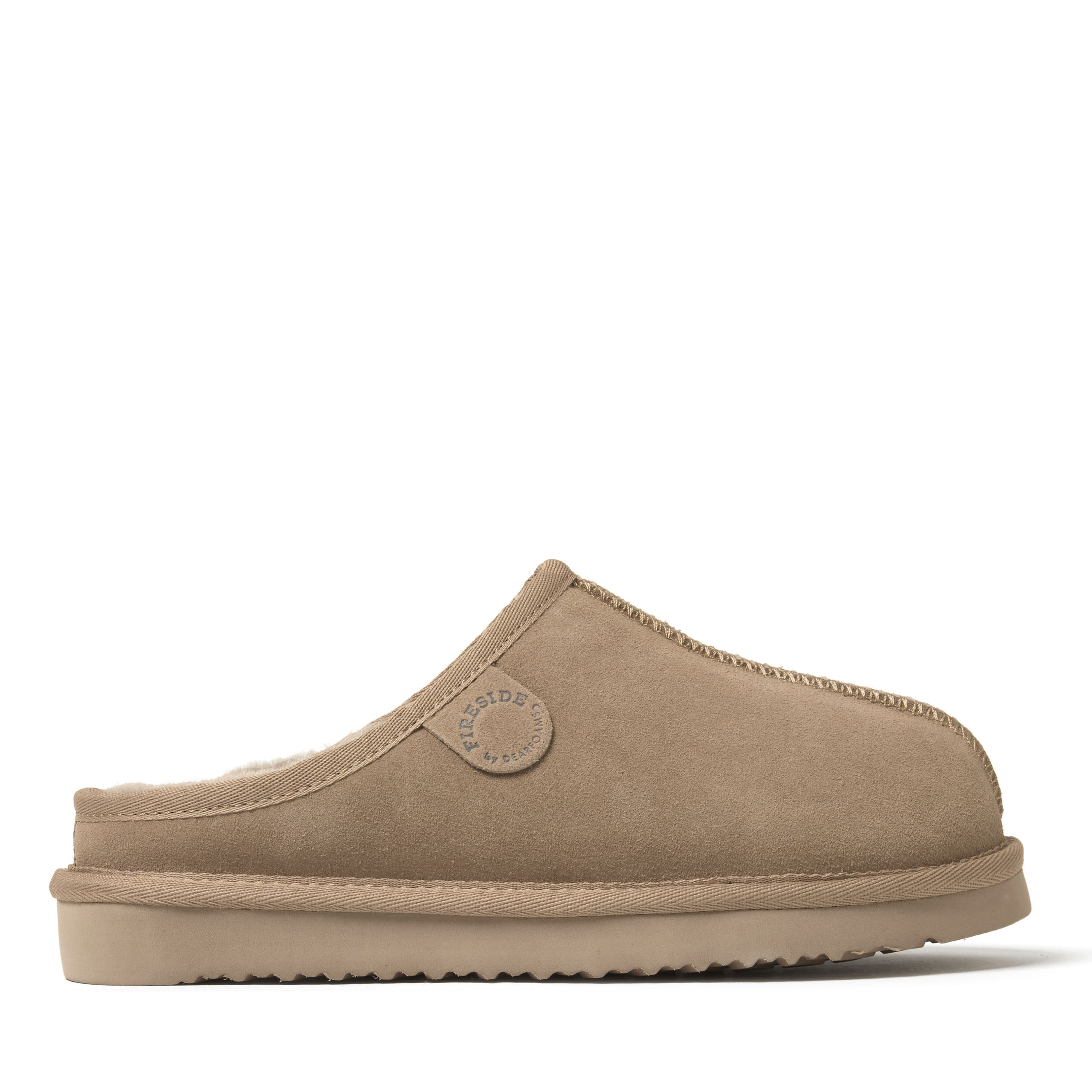 Women's Fireside by Dearfoams Greta Genuine Shearling Clog