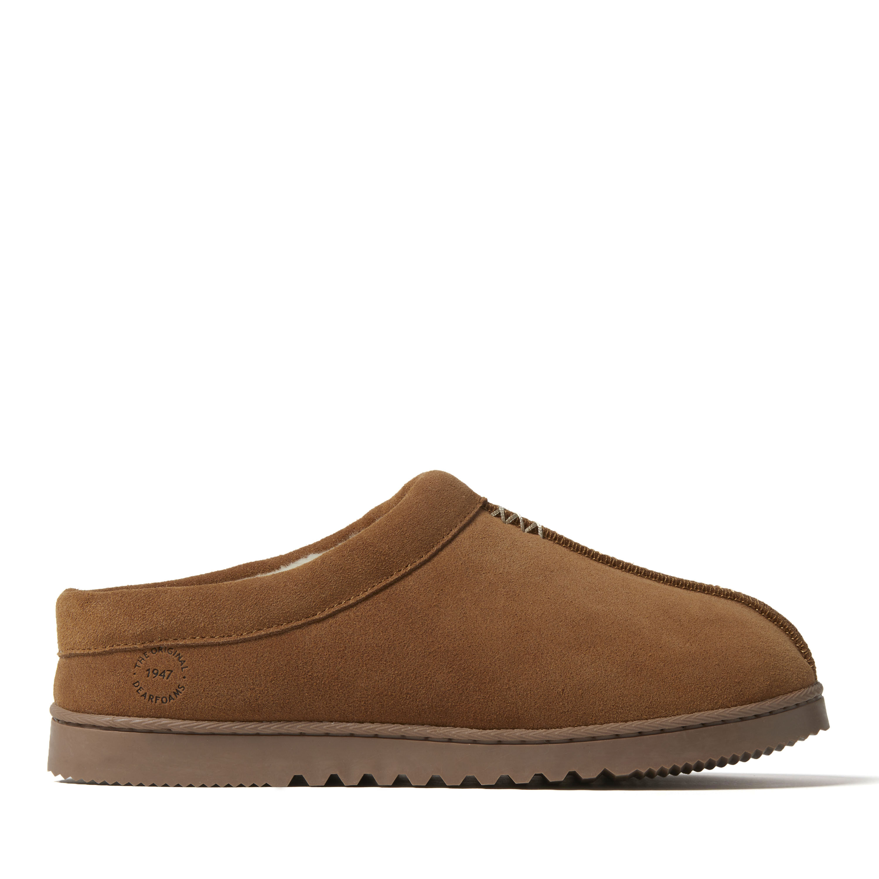 Men's Dean Genuine Suede Clog With Prayer Seam