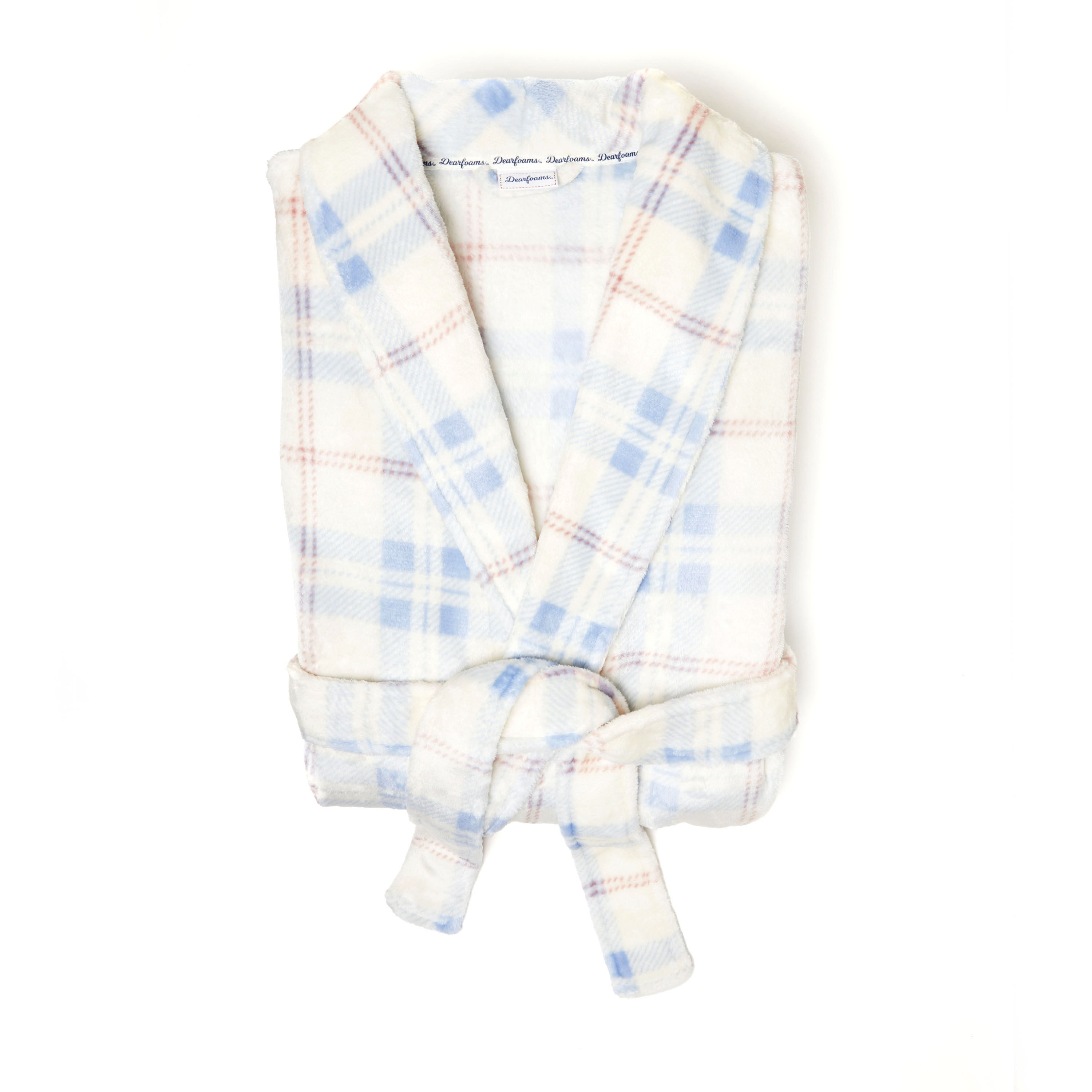 Women's Pastel Plaid Robe