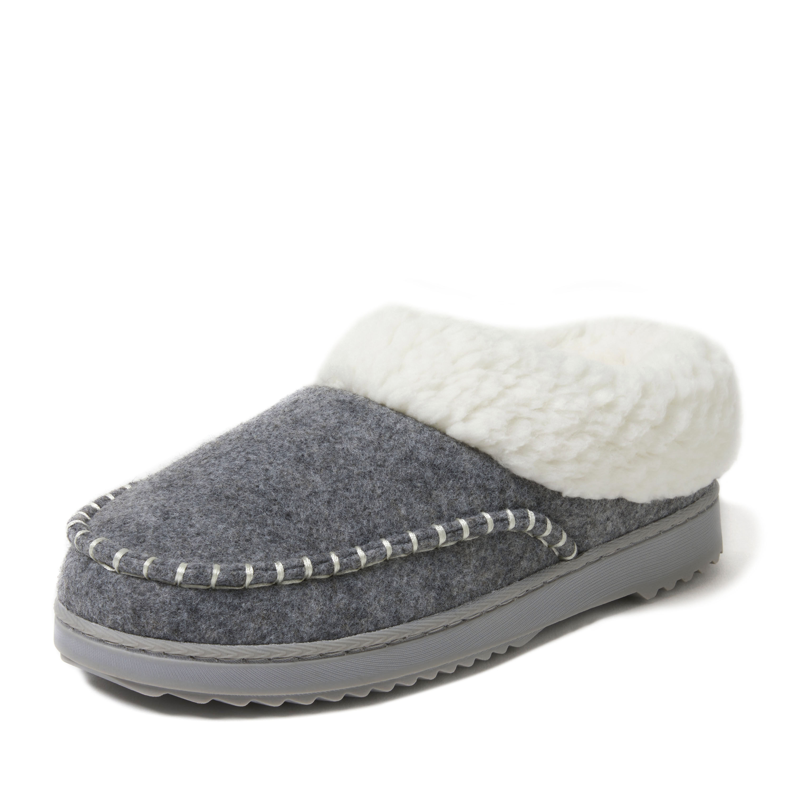 Women's Nyla Felted And Plaid Moc Toe Clog