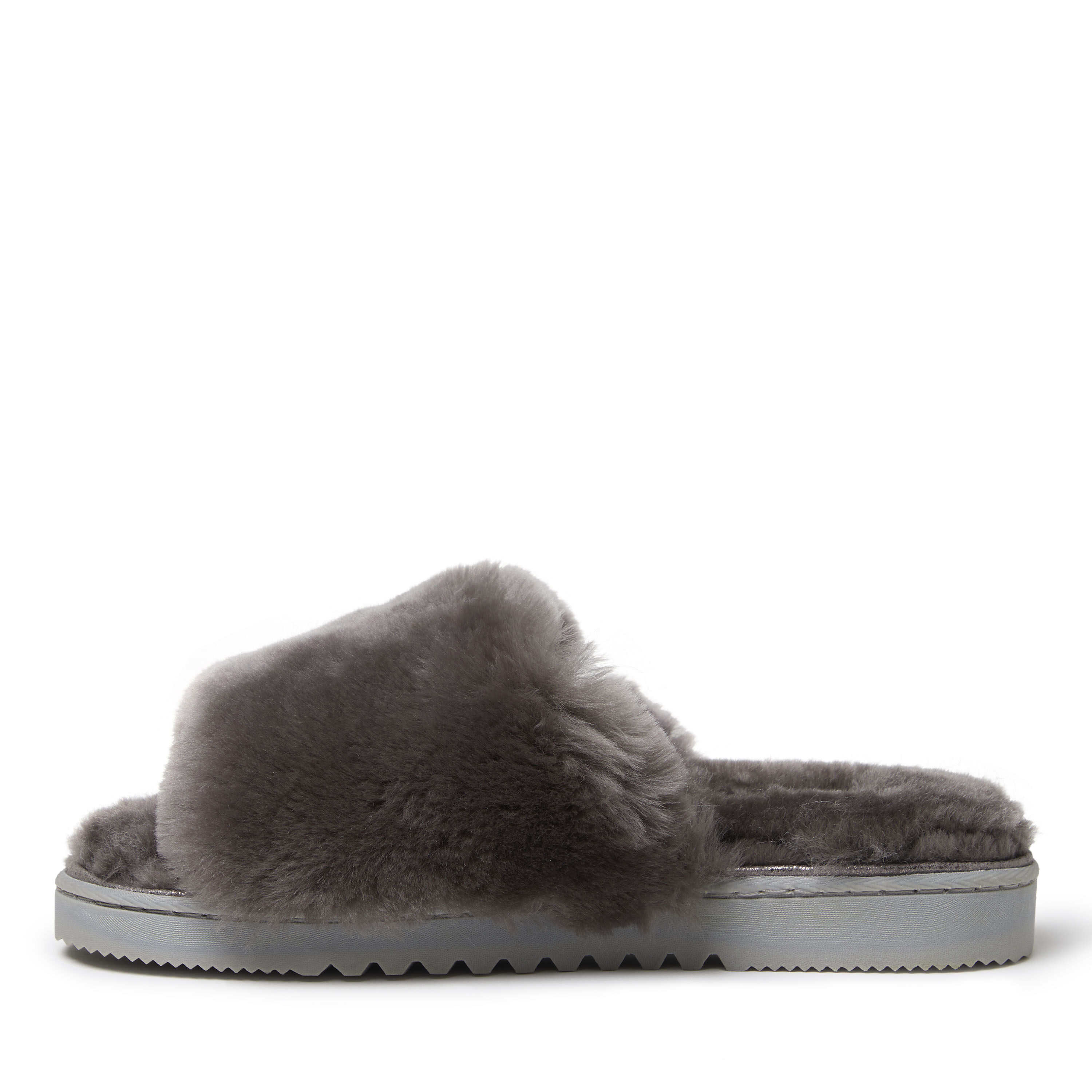 Women's Fireside by Dearfoams Cairns Genuine Shearling Slide Slipper ...