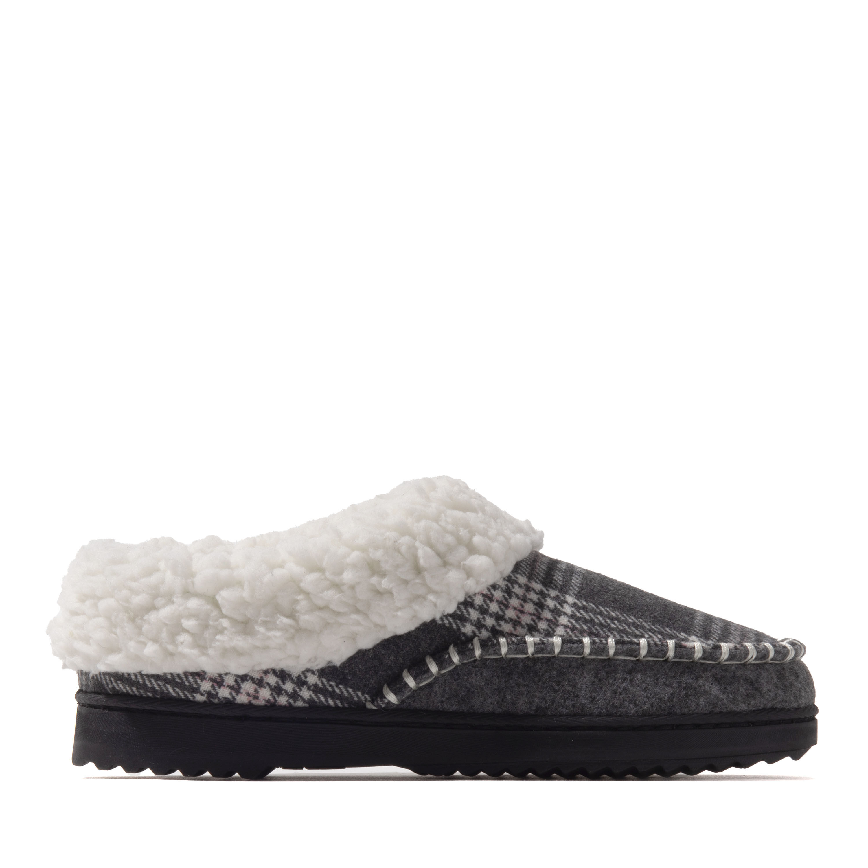 Women's Nyla Felted And Plaid Moc Toe Clog