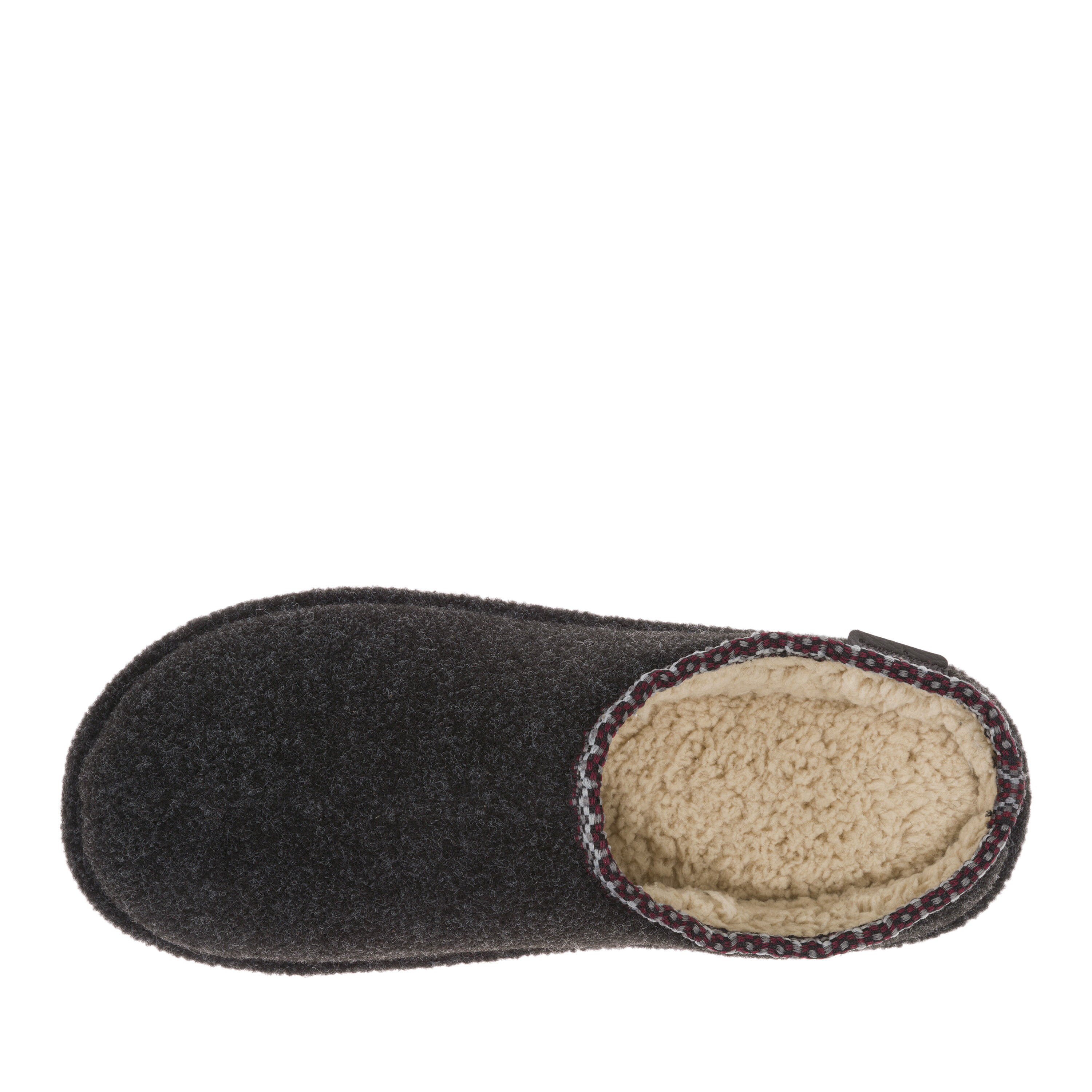 Men's Felted Clog with Woven Trim