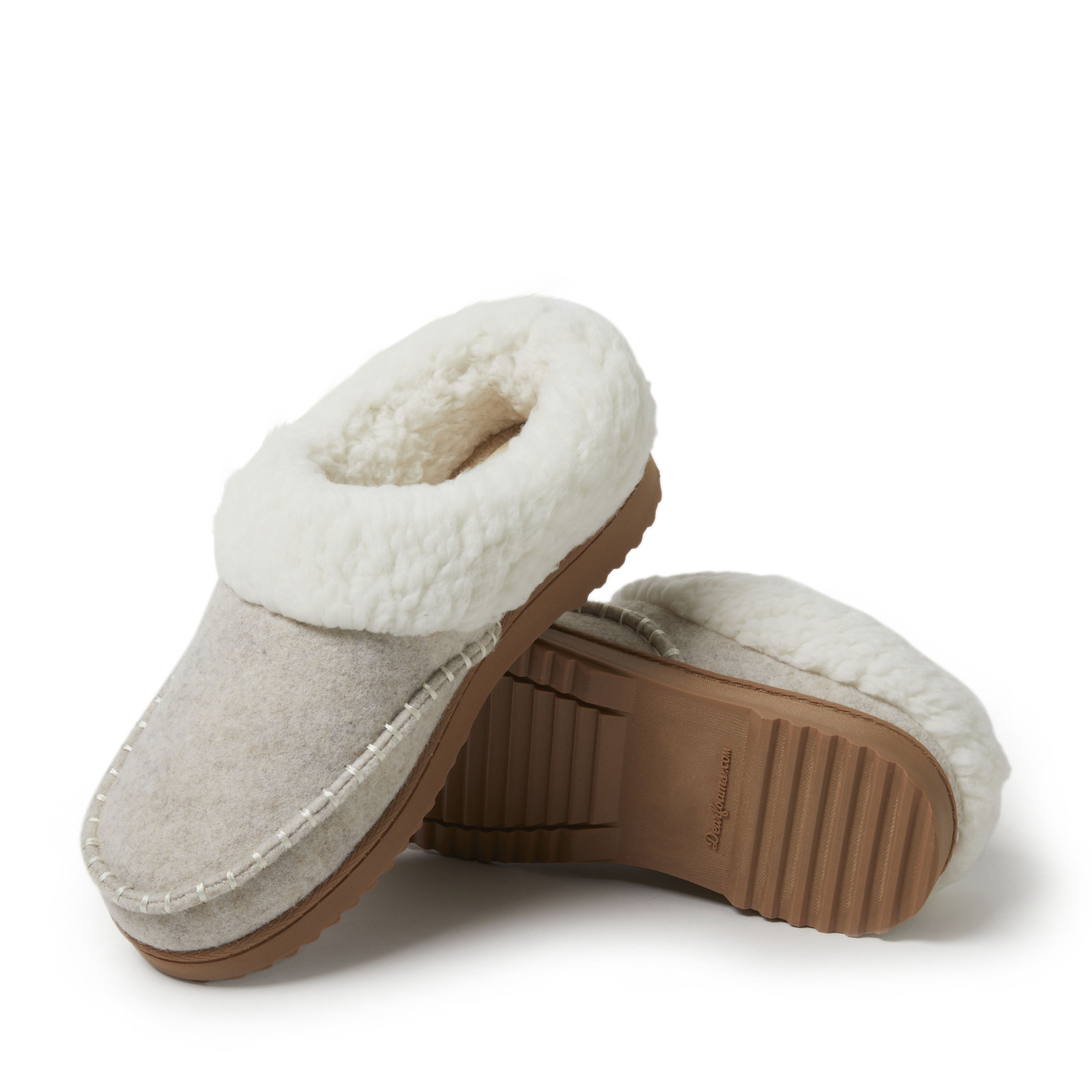 Women's Nyla Felted And Plaid Moc Toe Clog