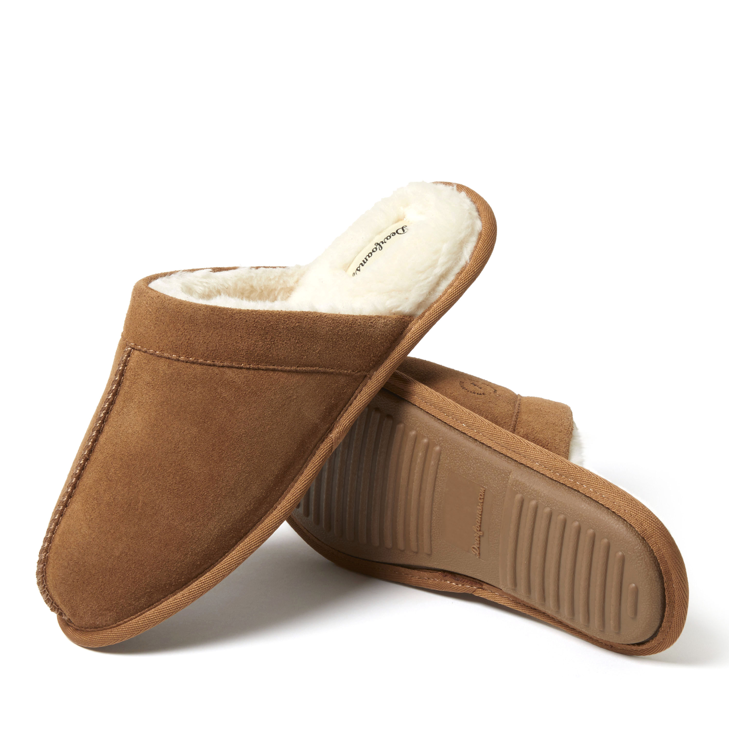 Men's Kirk Genuine Suede Scuff With Prayer Seam