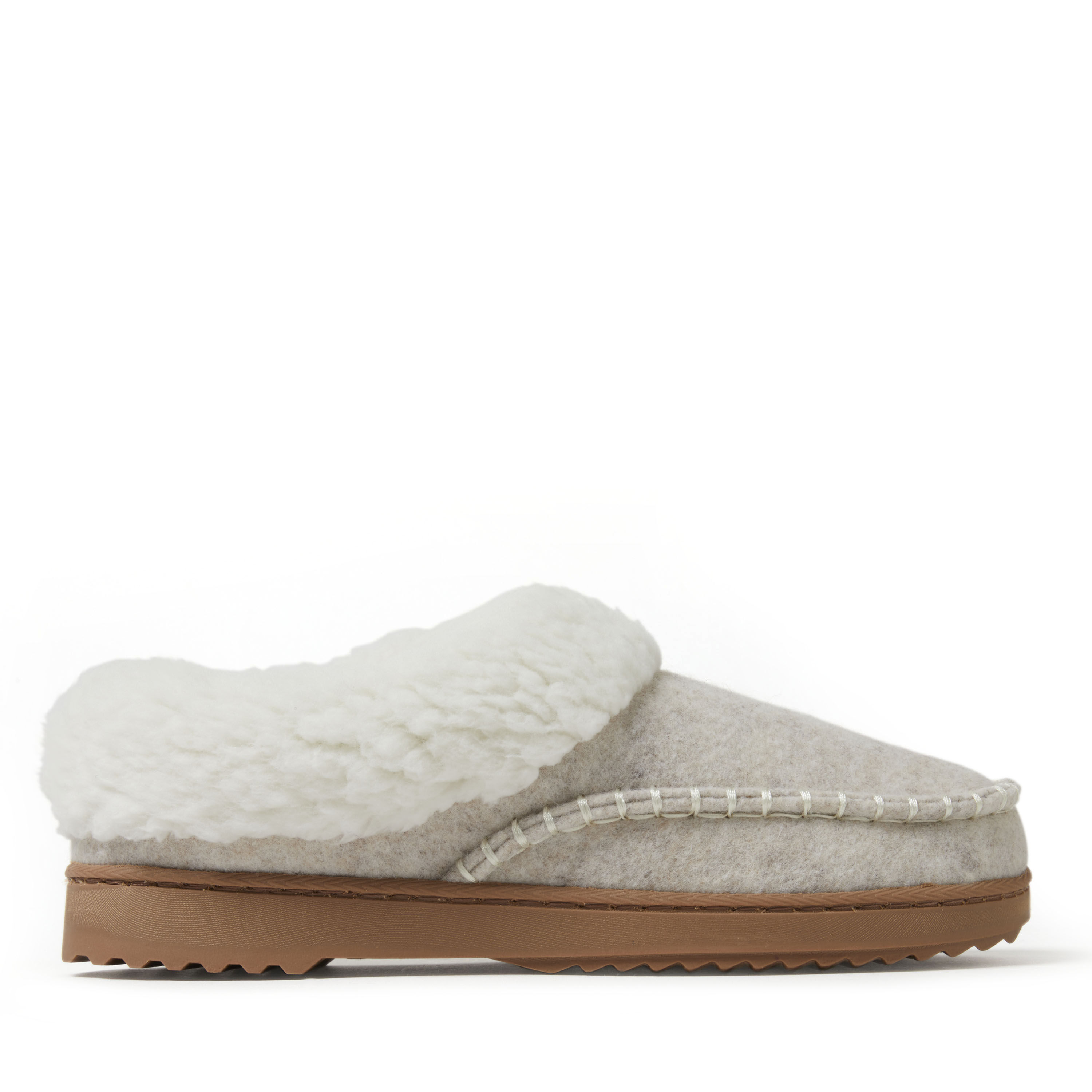 Women's Nyla Felted And Plaid Moc Toe Clog