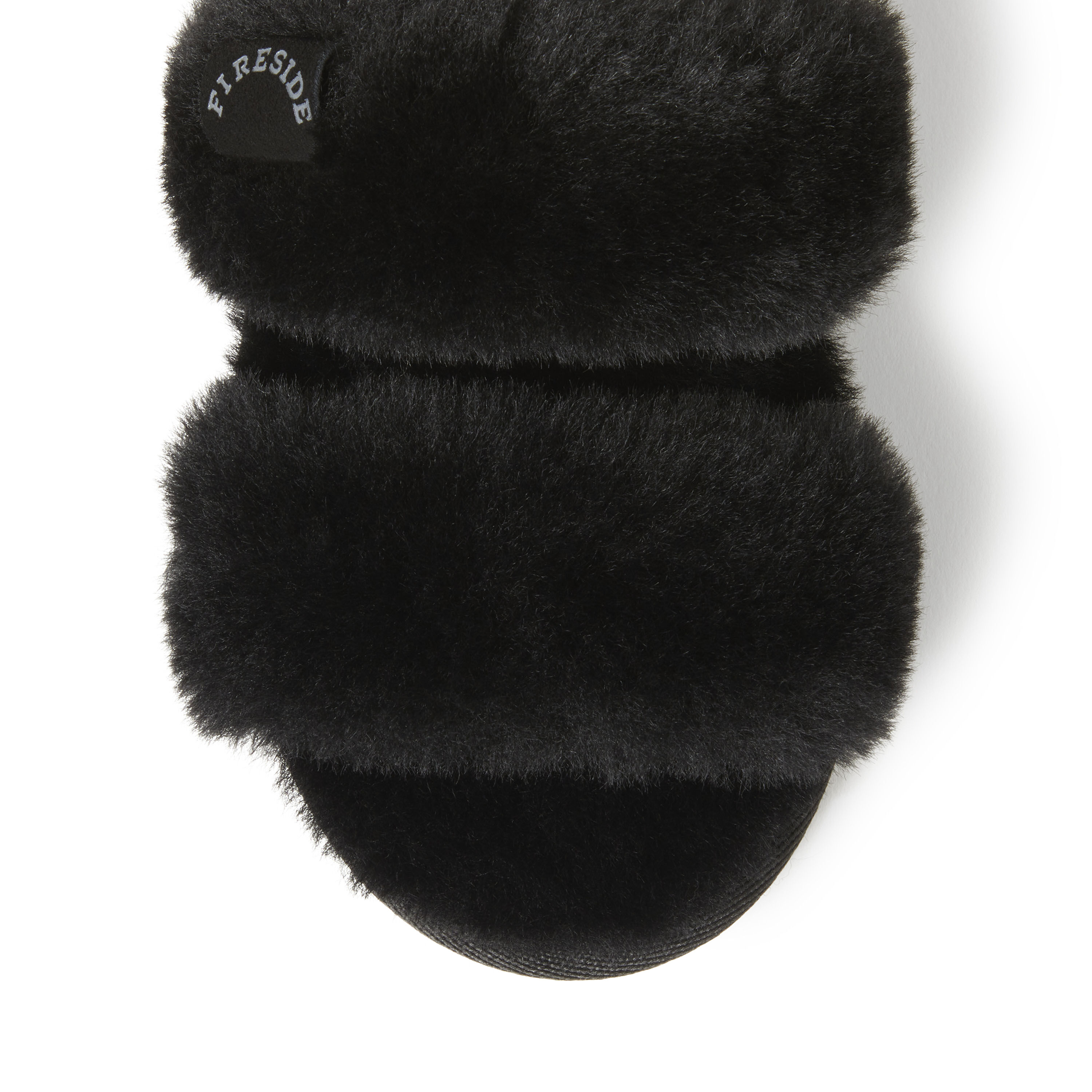 Women's Fireside by Dearfoams Benalla Shearling Double Band Slide