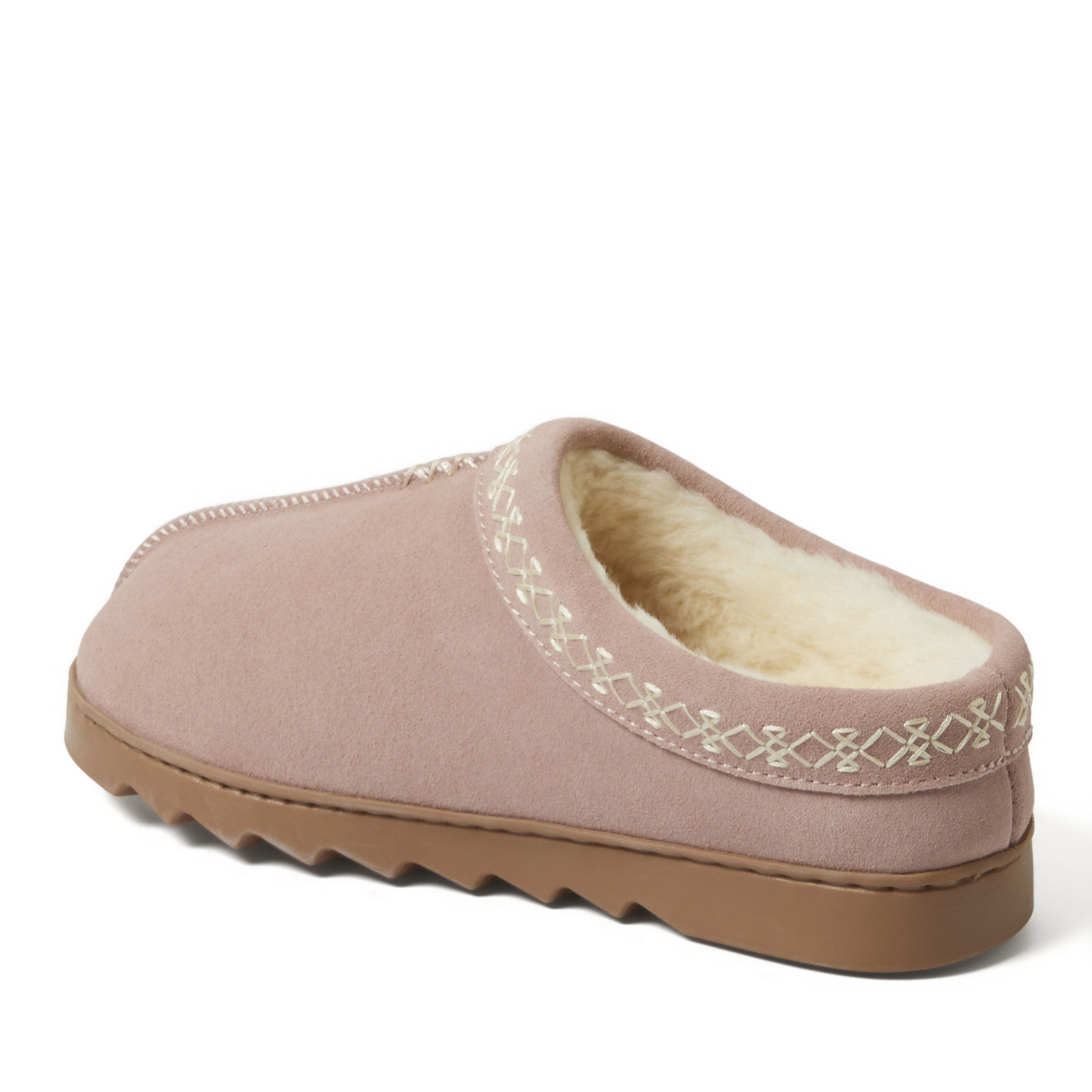 Women's Doreen Genuine Suede Clog with Embroidery