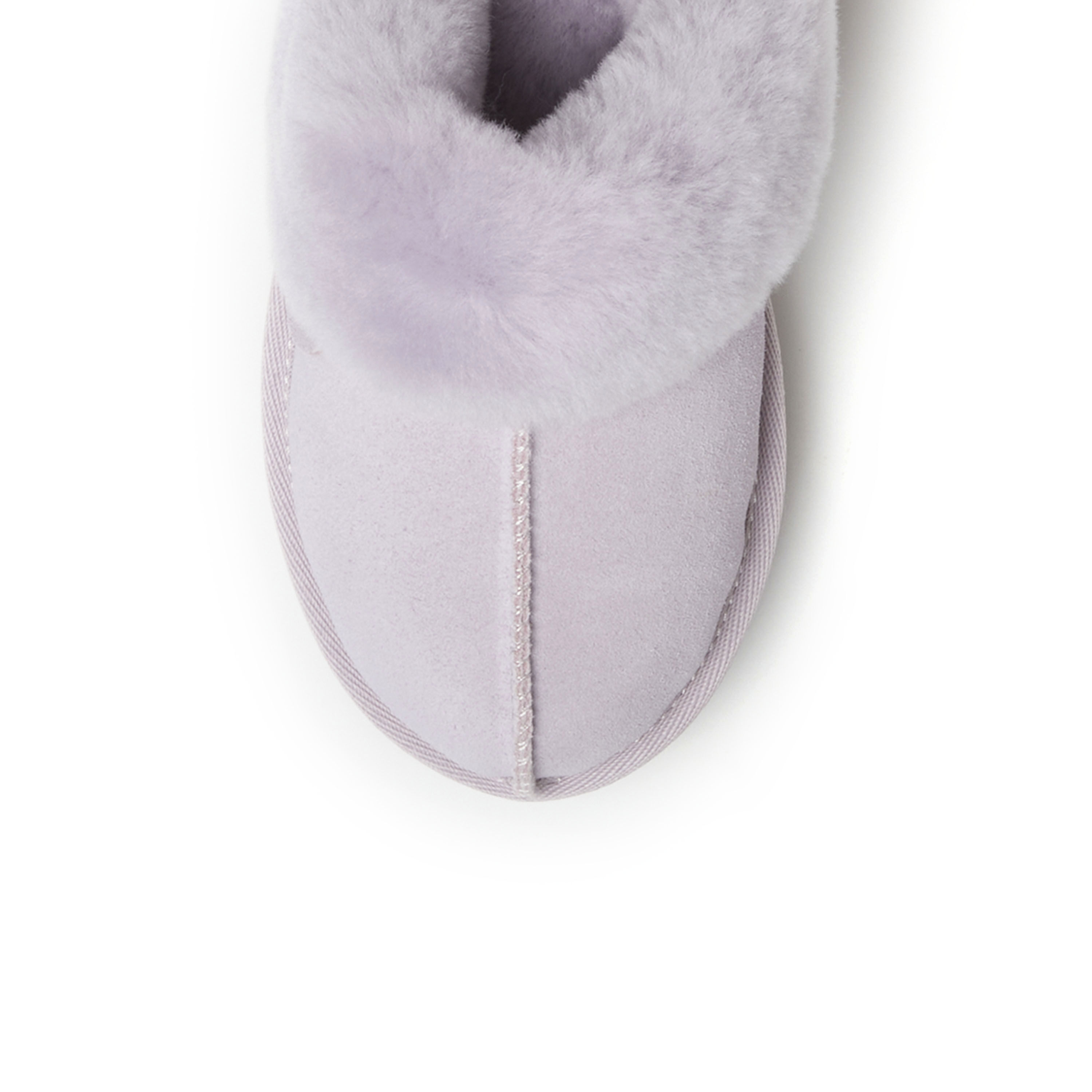 Women's Fireside by Dearfoams Melton Genuine Shearling Platform Scuff
