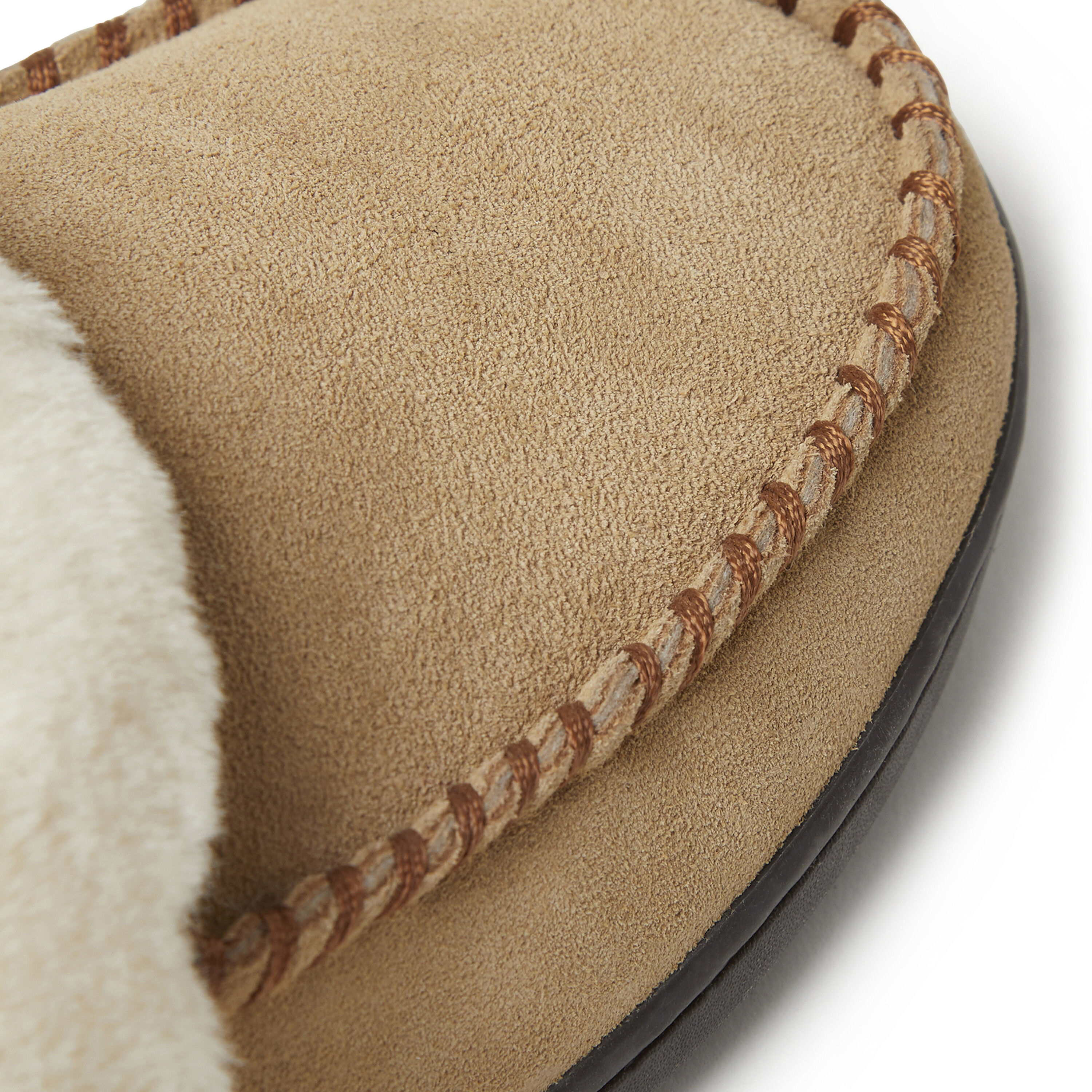 Women's Genuine Suede Moc Toe Clog