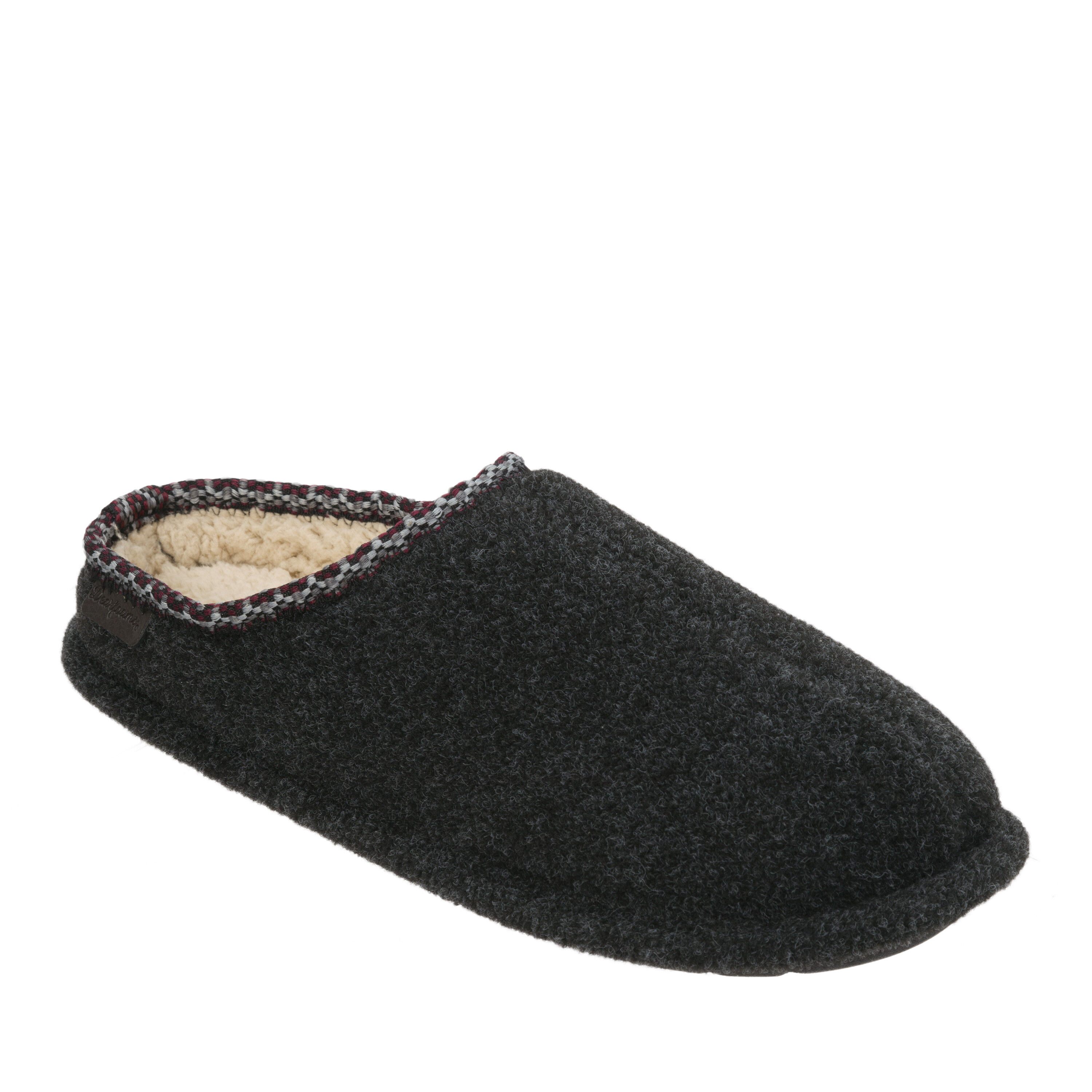Men's Felted Clog with Woven Trim
