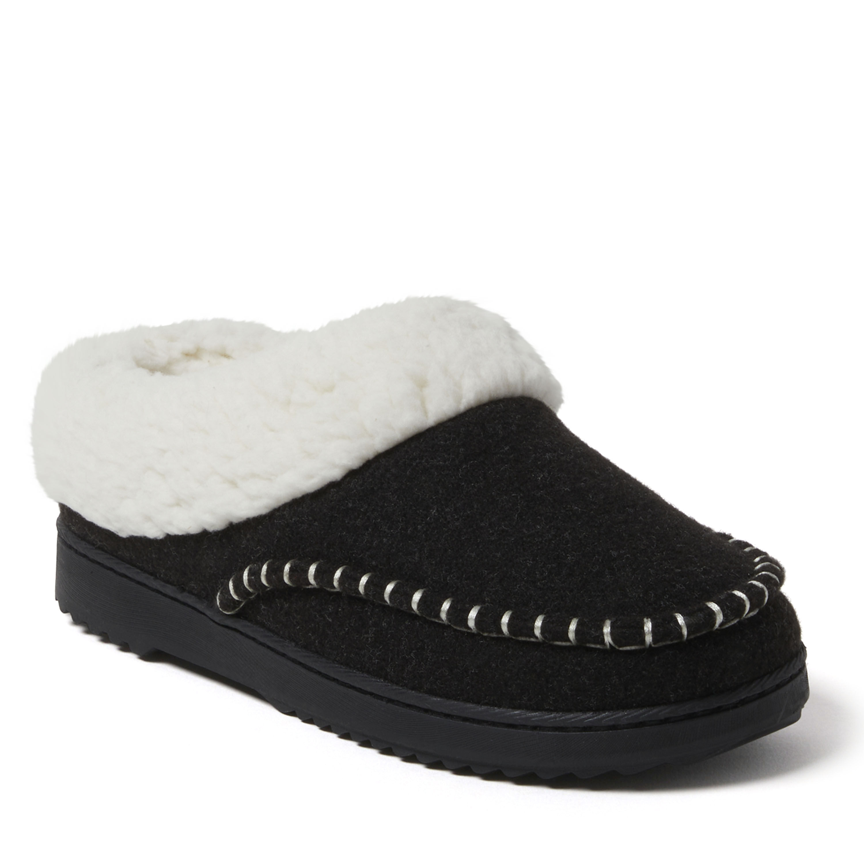 Women's Nyla Felted And Plaid Moc Toe Clog