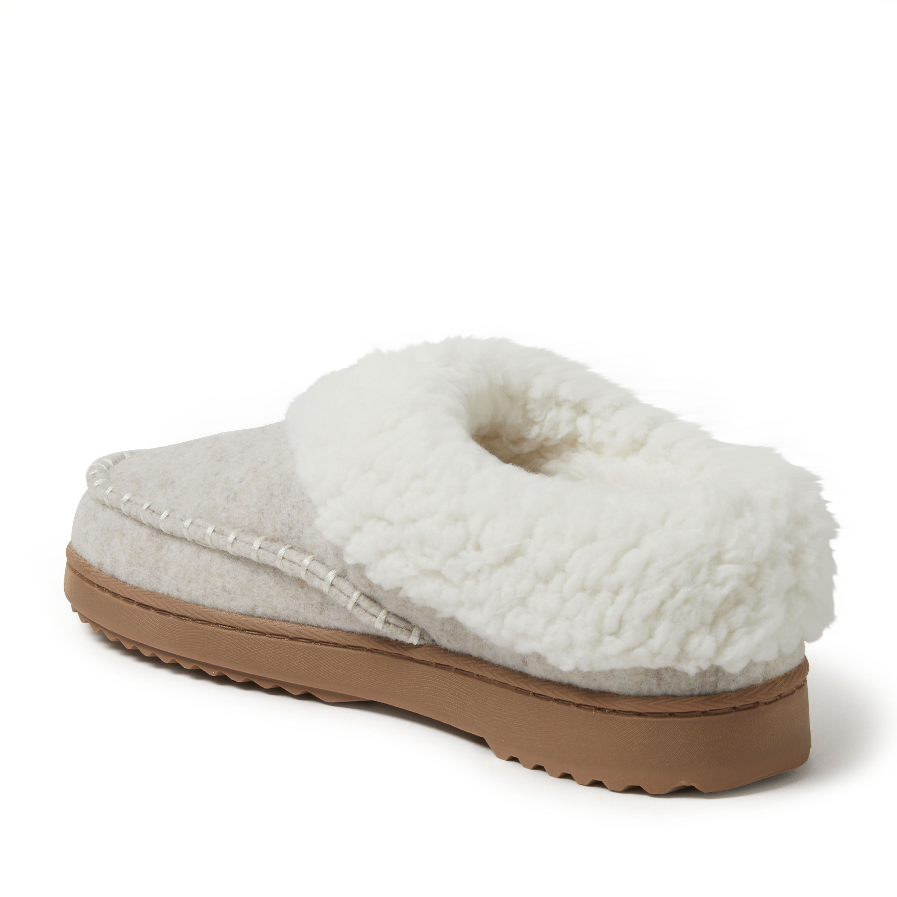 Women's Nyla Felted And Plaid Moc Toe Clog