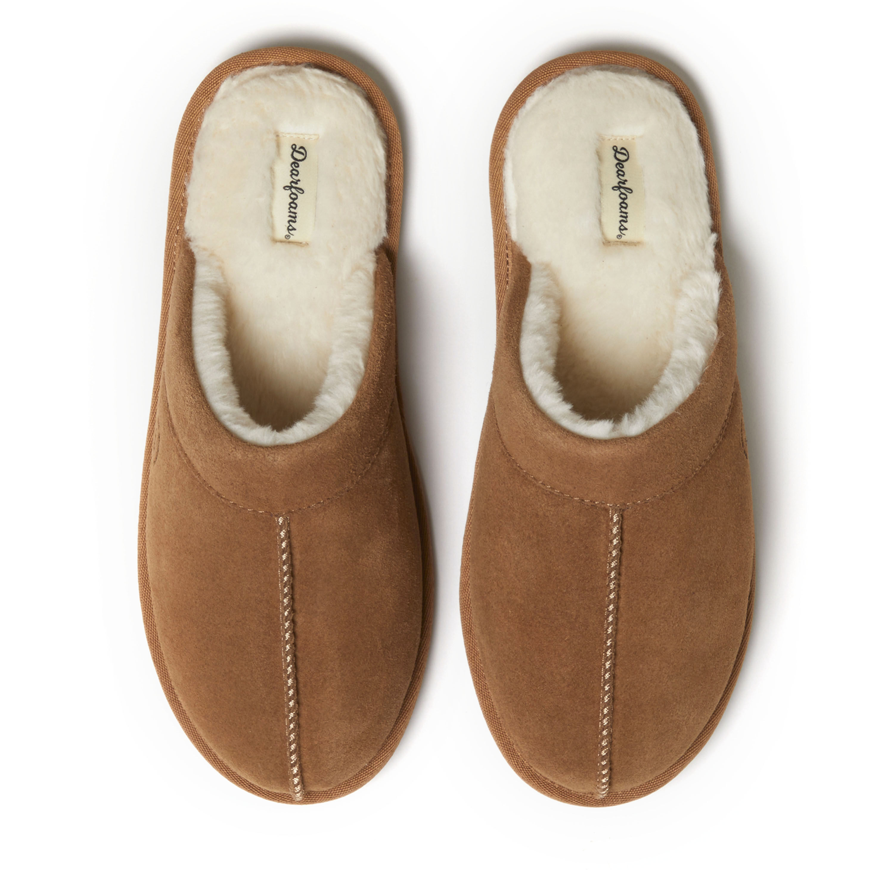 Men's Kirk Genuine Suede Scuff With Prayer Seam